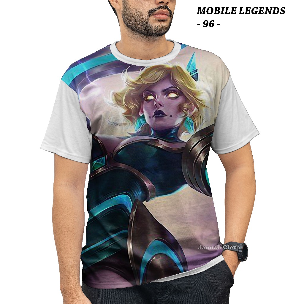 Jual Kaos Mobile Legends Eudora Emerald Enchantress Epic Kode ML-96 ...