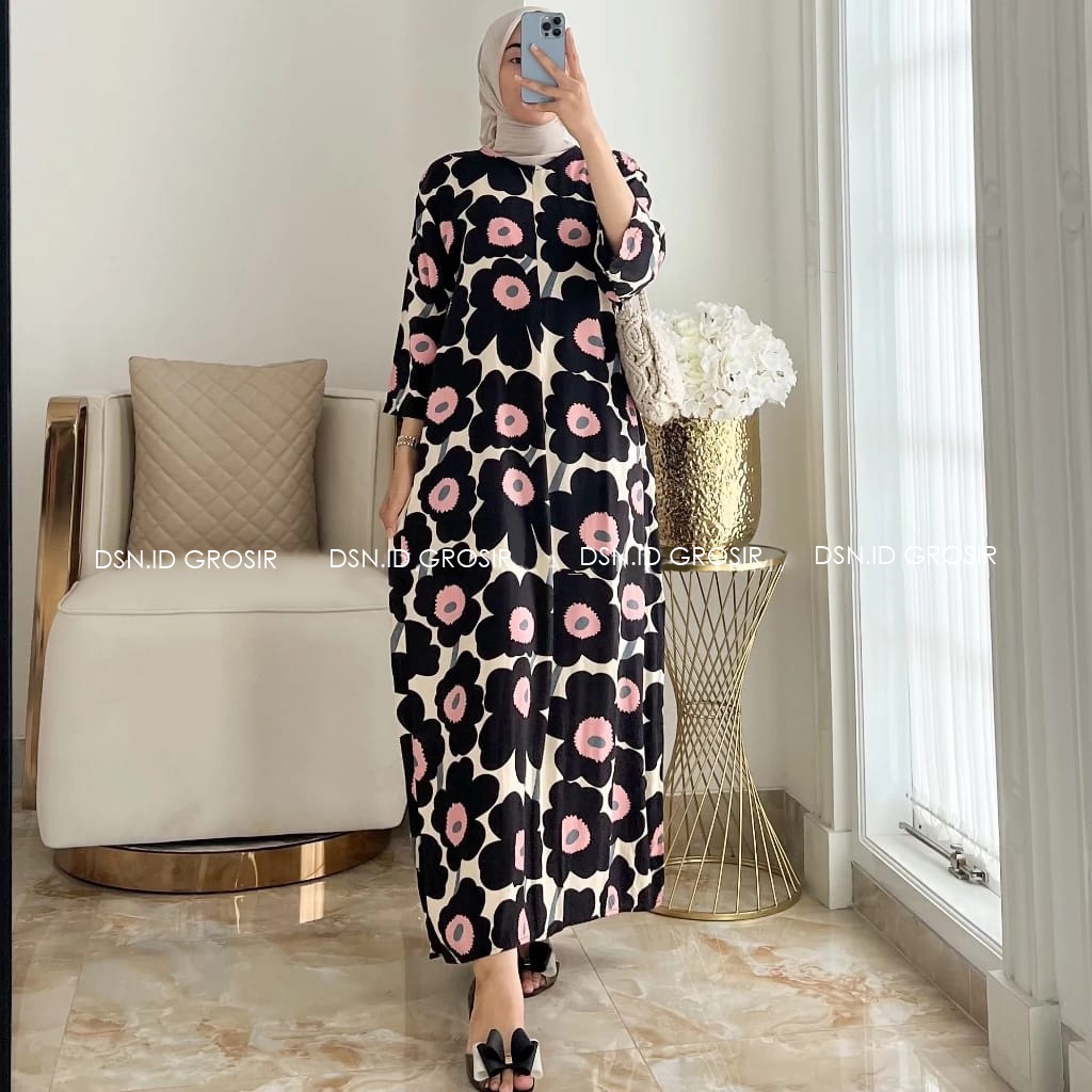 Jual Daster Gamis Semata Kaki / Long Daster Lengan 3/4 / Daster ...