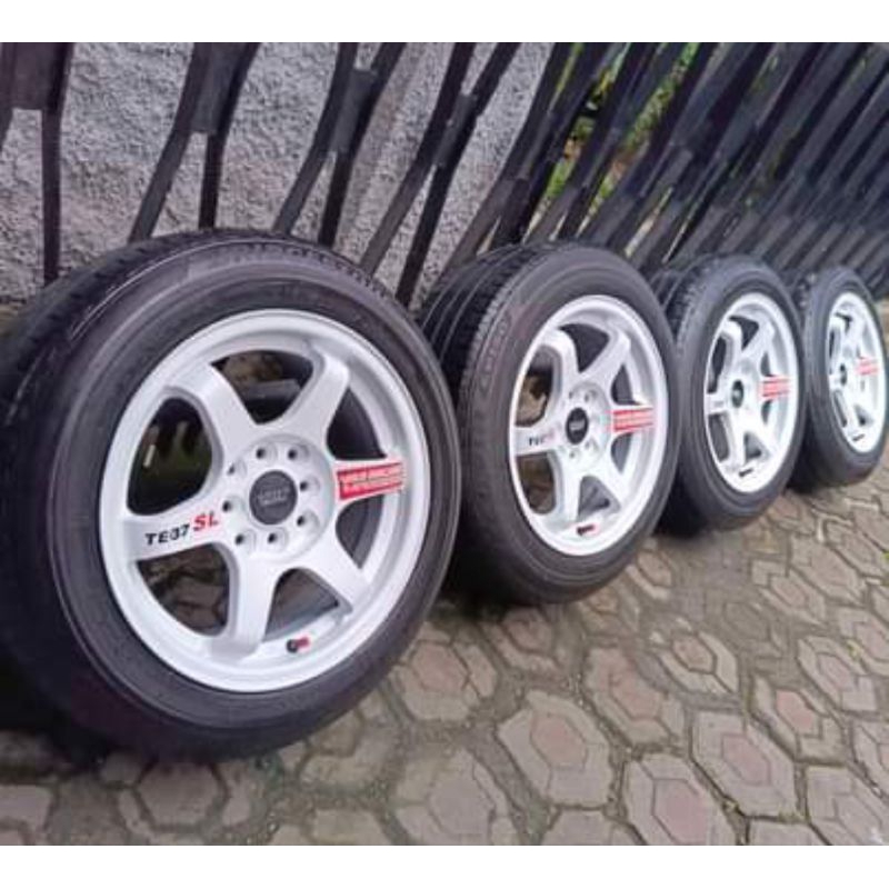 Jual 4 Velg R15 PCD 4x114, 4x100+Ban 185/65 Avanza xenia futura carry ...