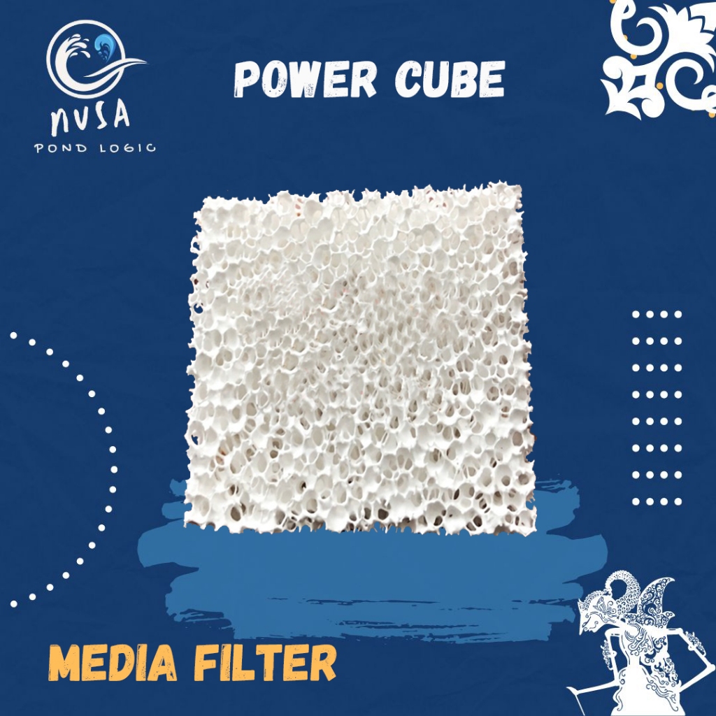 Jual Super Power Cube Bacteria House Pond Koi Media Filter Biologis ...