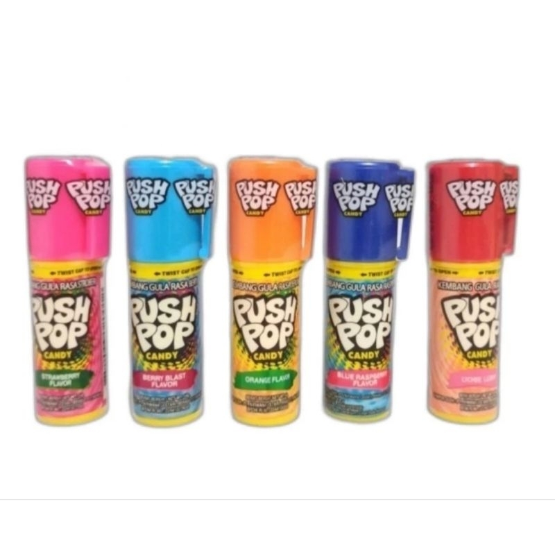 Jual Push Pop Candy 14gr (per pcs bisa pilih rasa) | Shopee Indonesia