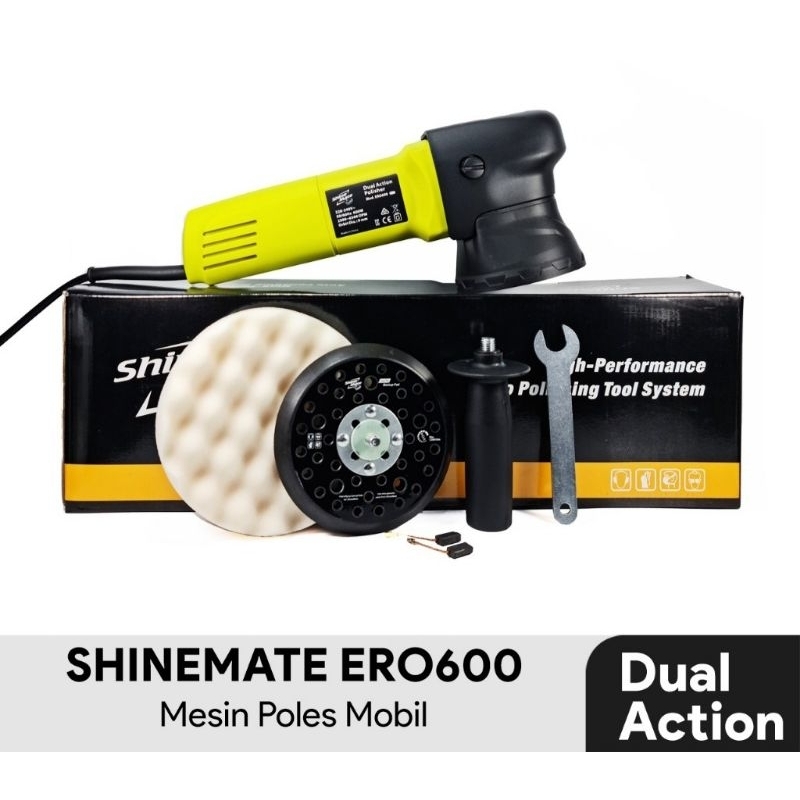 Jual Mesin Poles Body Mobil Dual Action Polisher Shinemate ERO600 ...