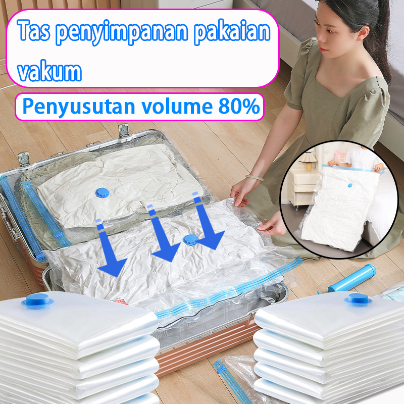 Jual Kantong vakuum pakaian Anti Air Transparan Perlu Pompa alat vacuum ...