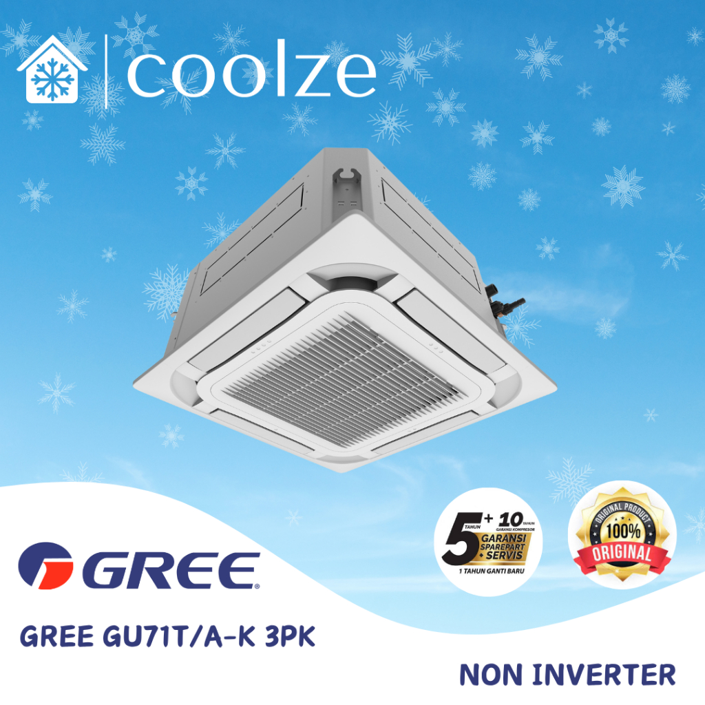 Jual AC GREE CASSETTE 3 PK GU71T/A-K NON INVERTER | Shopee Indonesia