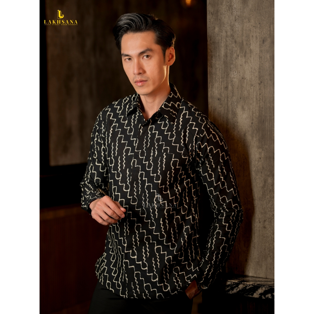 Jual Batik Tulis Motif Line By Lakhsana Batik - Kemeja Batik Tulis ...