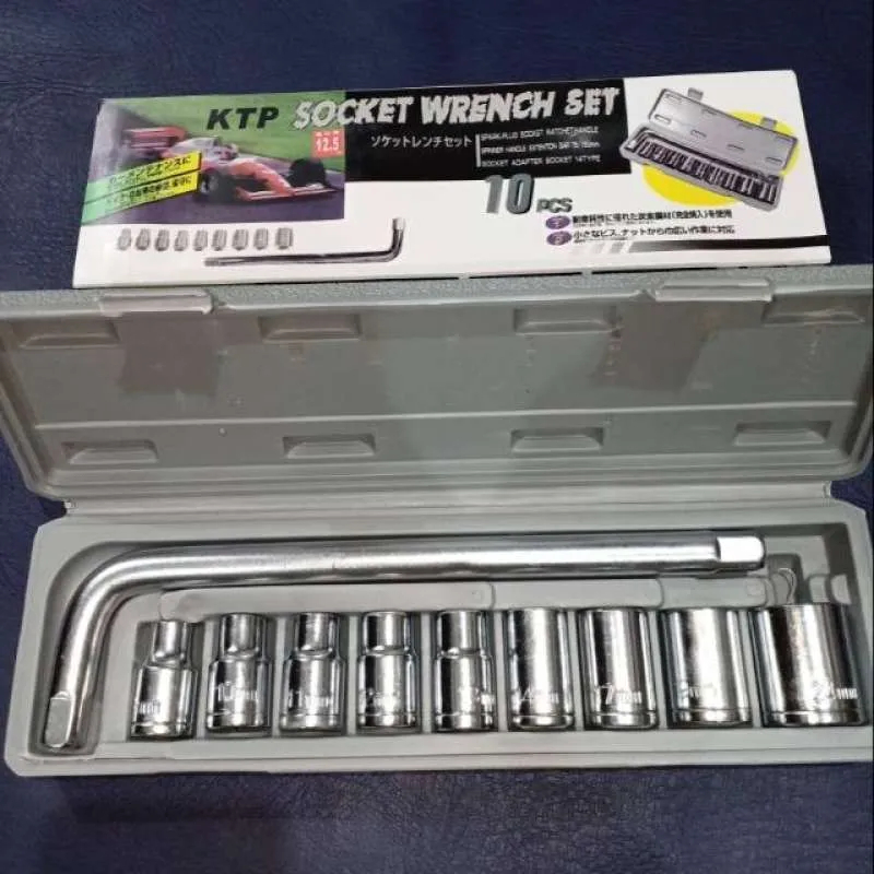 Jual Kunci Sock Set KTP 10 pcs (8 - 24 mm) | Shopee Indonesia
