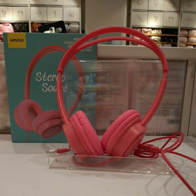 Jual MINISO Compact Wired Headset Kabel Jack | Shopee Indonesia