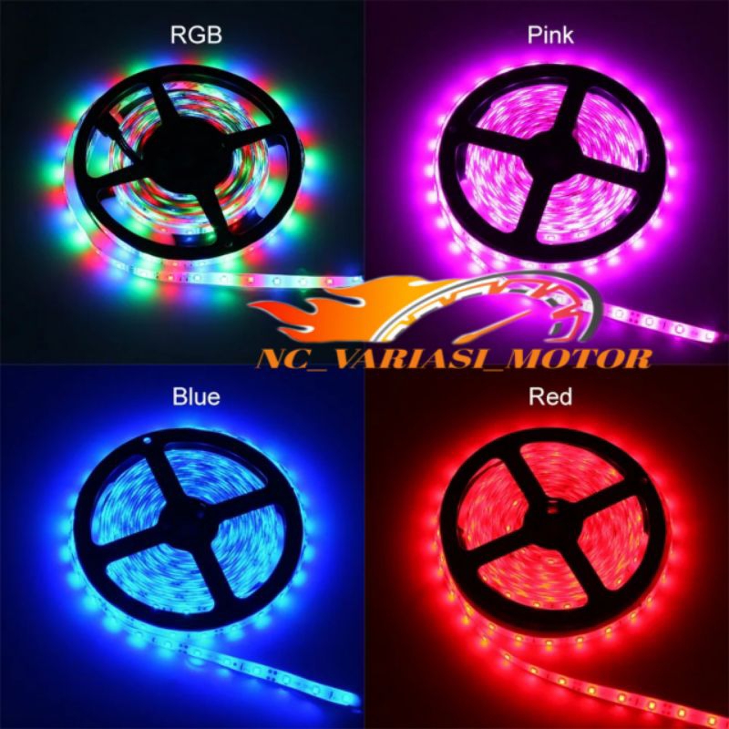 Jual LAMPU LED STRIP ROLL 5 METER 24 VOLT LED 3528 MOBIL TRUK | Shopee ...