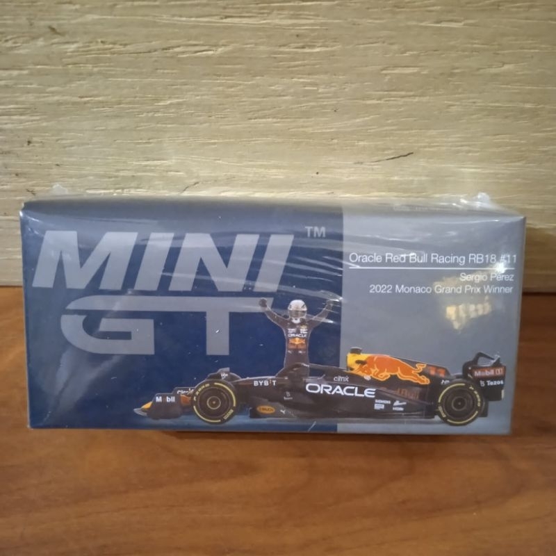 Jual MINIGT 551 ORACLE RED BULL RB18 #11 SERGIO PEREZ 2022 MONACO GRAND ...