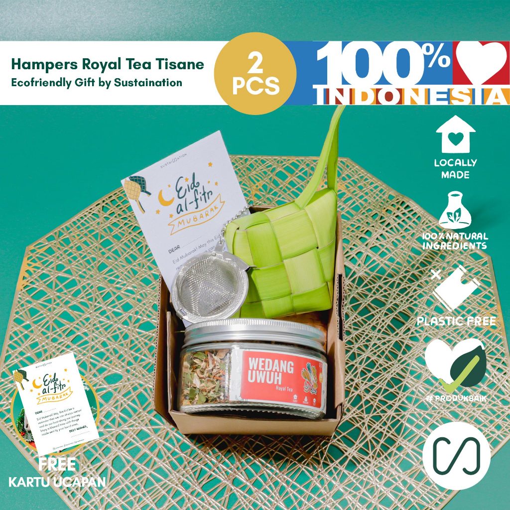 Jual Hampers Royal Tea Tisane Ecofriendly Gift Set by Sustaination (2pcs) | Shopee Indonesia
