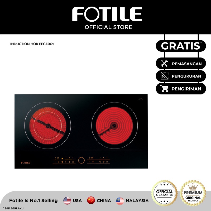 Jual [FREE GIFT] FOTILE Induction Cooker / Kompor Listrik 2 Tungku ...