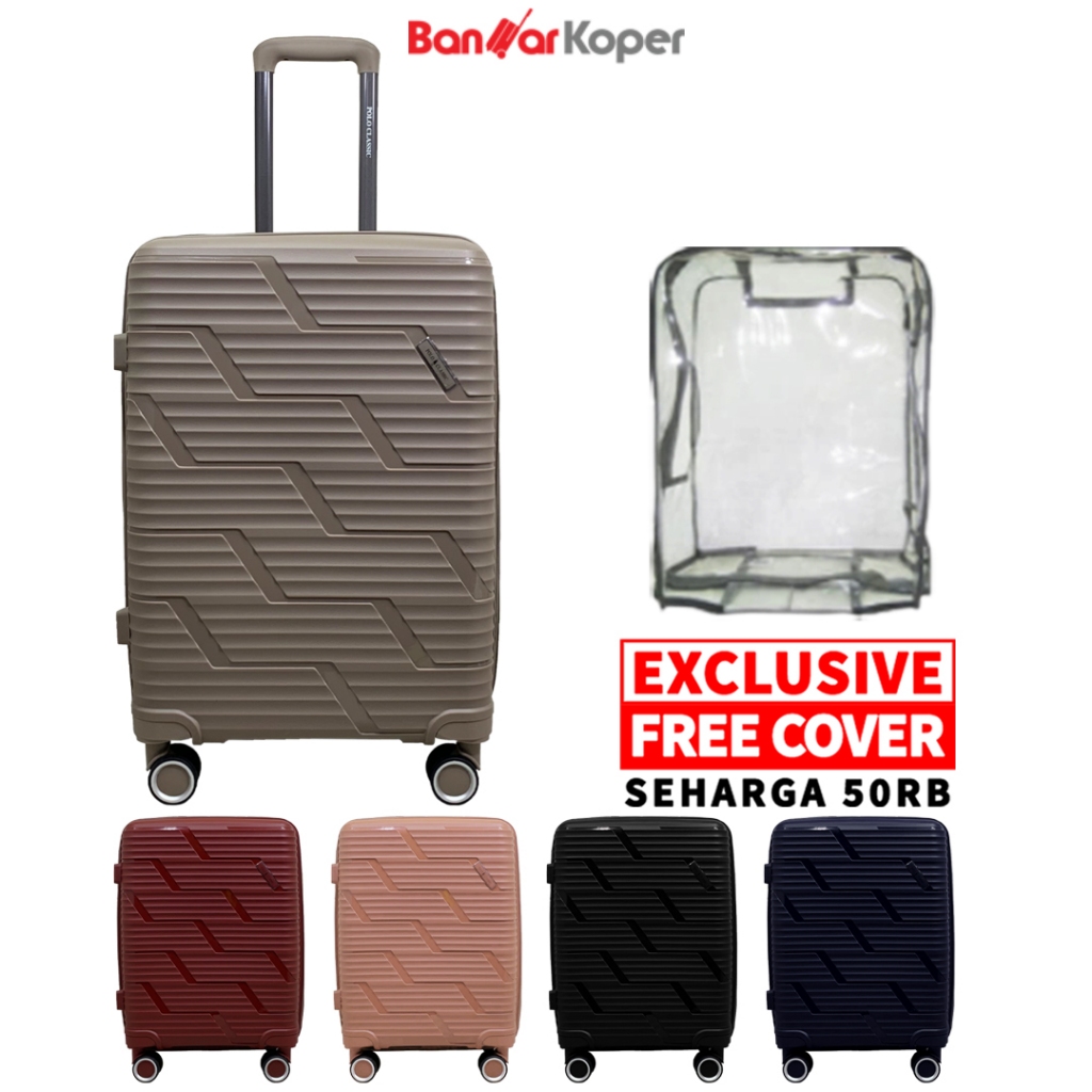 Jual Tas Koper Polo Classic 98016 Koper 24 Inch Hardcase Anti Pecah ...