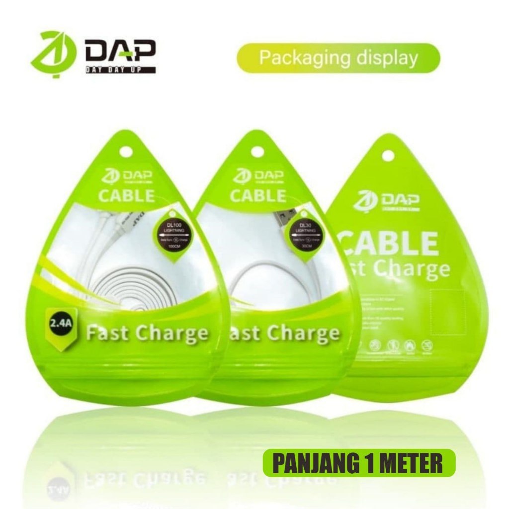 Jual KABEL DATA DAP DL100 LIGHTNING | KABEL DATA DAP DM100 MICRO ...