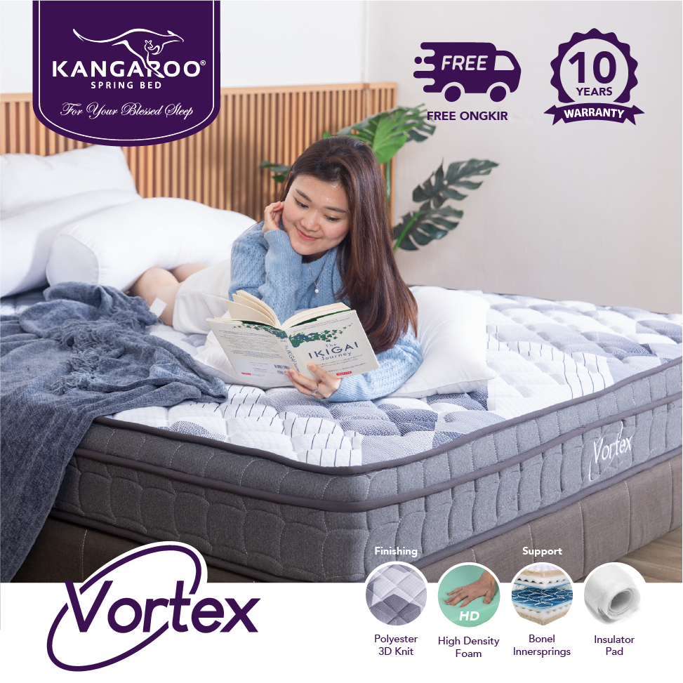 Jual Kangaroo - Kasur Spring Bed Vortex - Garansi 8thn | Shopee Indonesia