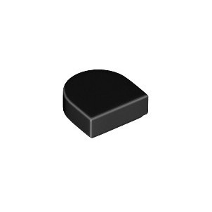 Jual Lego Black Part 24246 Tile, Modified 1 x 1 Half Circle Extended ...