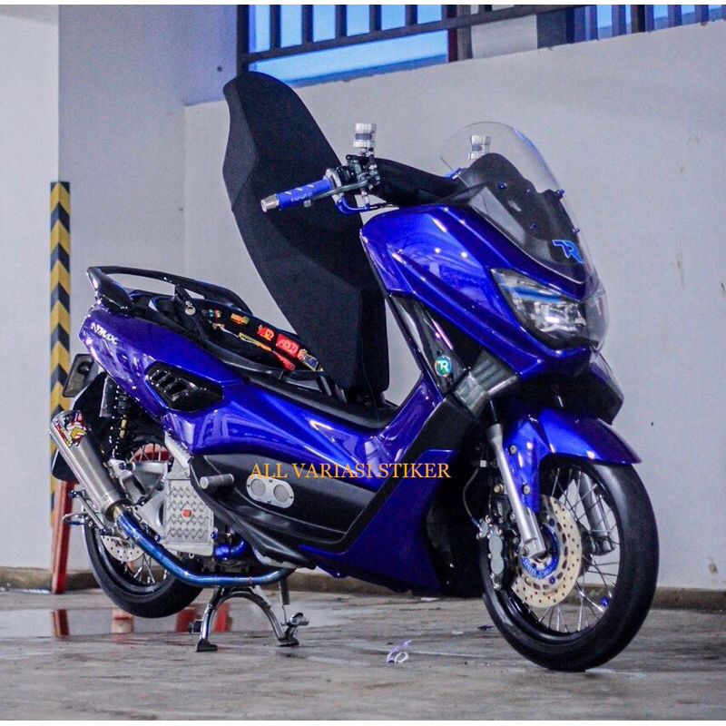 Jual TERBARU STICKER SKOTLET MOTOR BIRU CANDY STIKER BODY MOTOR WARNA ...