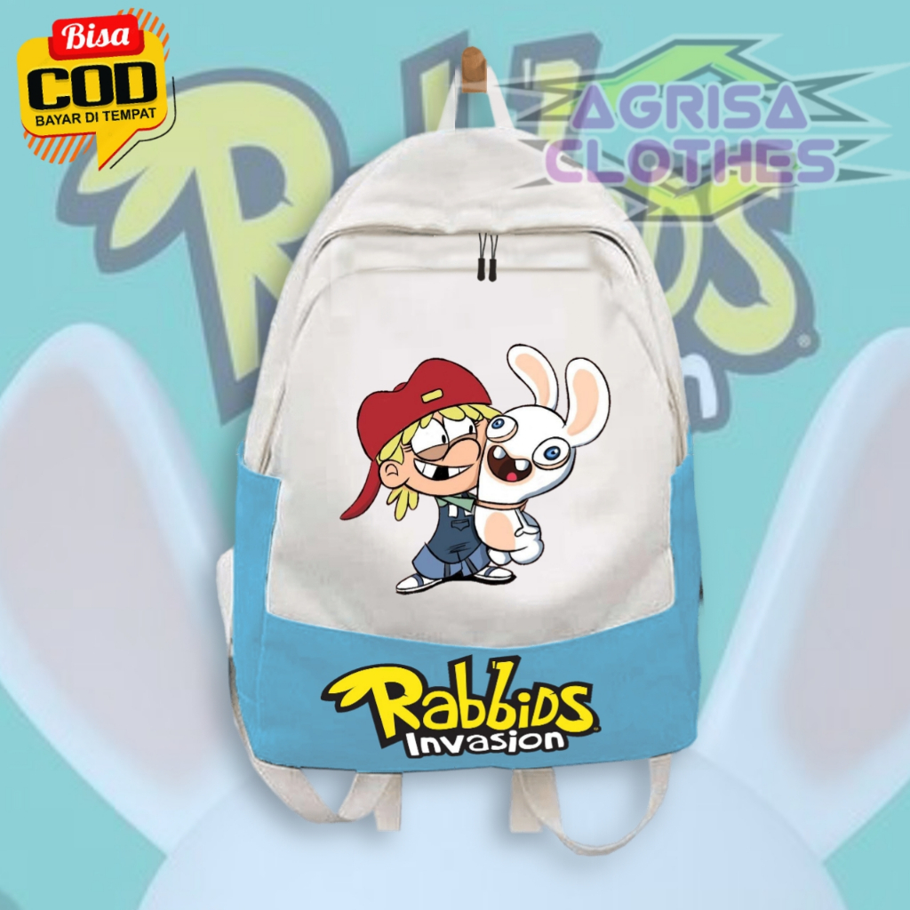 Jual Tas Ransel Anak Rabbids Invasion/Untuk Tas unisex | Shopee Indonesia