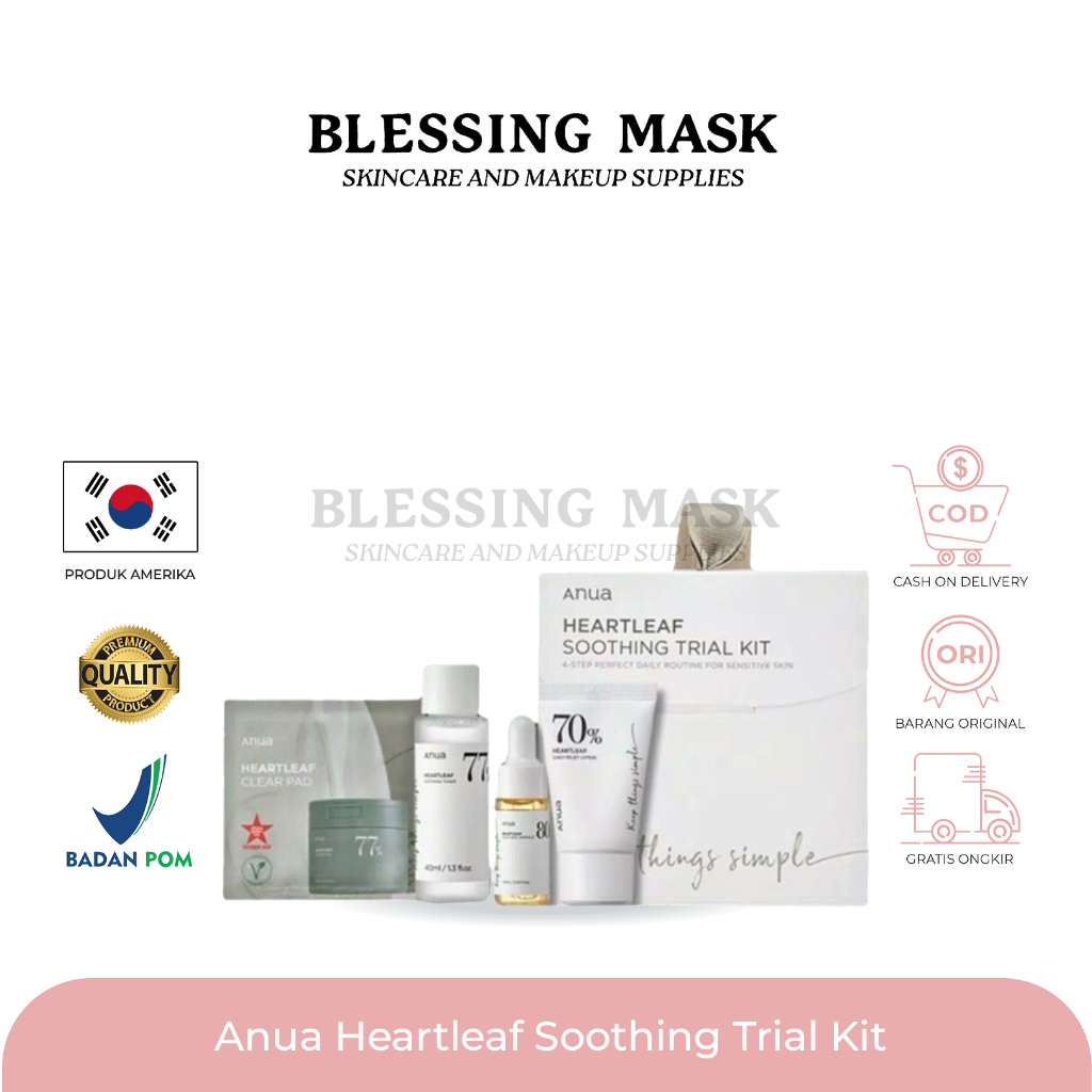 Jual ANUA Heartleaf Soothing Trial Kit | Shopee Indonesia