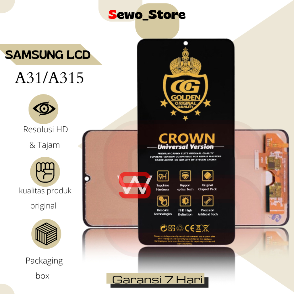 Jual LCD TOUCHSCREEN SAMSUNG GALAXY A31 / A315 / A315F / A31 5G ORIGINAL FULLSET COMPLETE ...