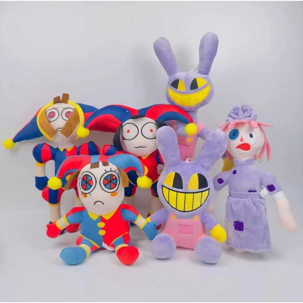 Jual Boneka Pomni Amazing Circus Boneka badut plush toys warna warni ...