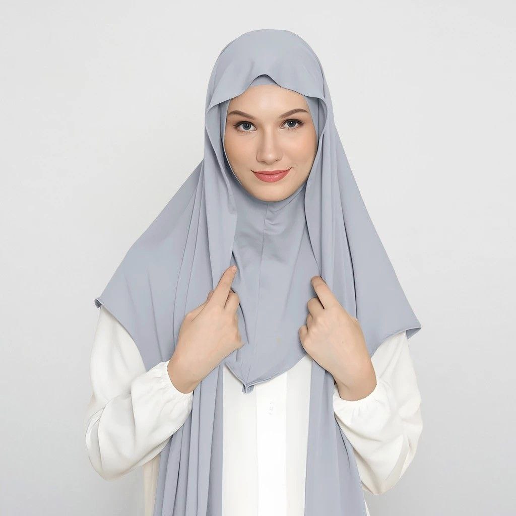 Jual Pashmina Hijab Jersey dagu Tutup Leher Premium Kerudung Pasmina ...