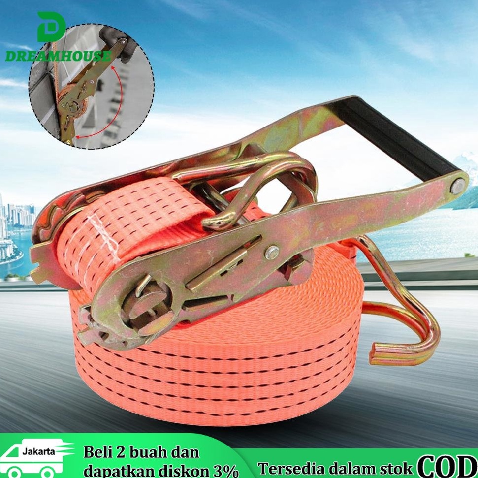 Jual Harga Spesial RACHET TIE DOWN 5X8 meter KREK SOUND SISTEM CARGO ...