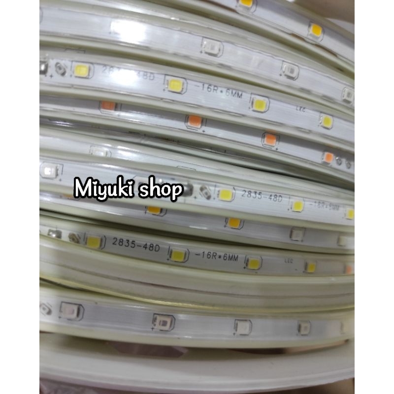 Jual Lampu LED strip model selang warna warni (harga per meter ...