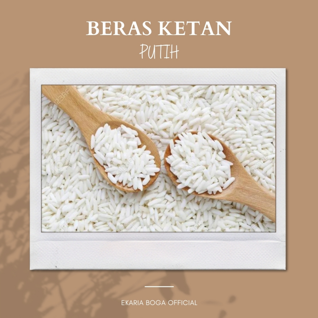 Jual BERAS | BERAS KETAN | KETAN PUTIH | BERAS KETAN PUTIH 1KG | Shopee ...