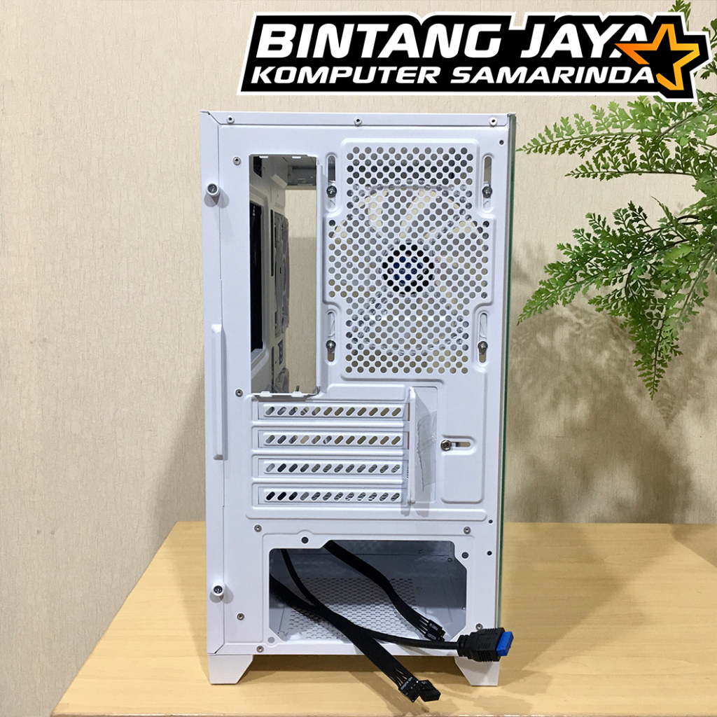 Jual Casing PC Gaming Vurrion GLASSIFY m-ATX + 3 Fan RGB - Putih ...