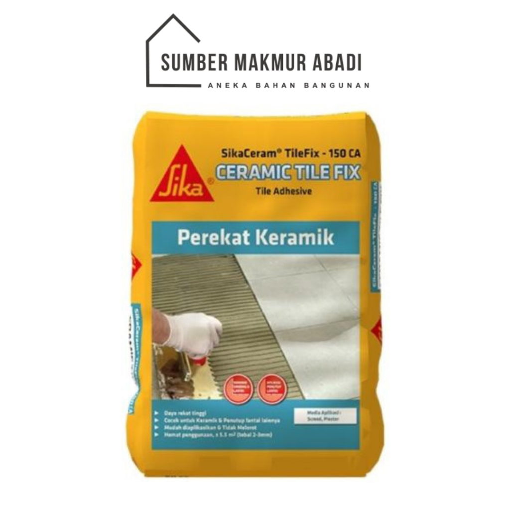 Jual Semen Perekat Keramik Lantai Dinding 25kg / SikaCeram 150CA 25kg ...