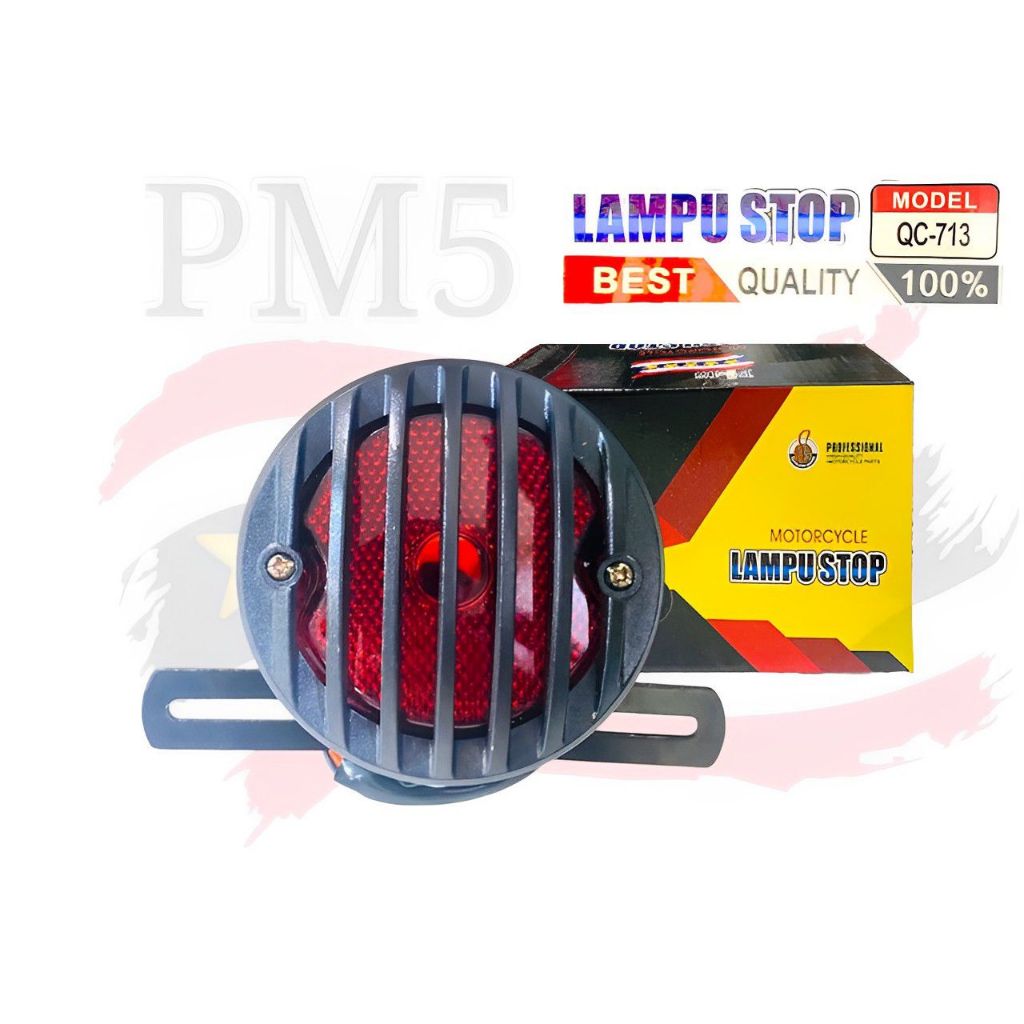 Jual Lampu stop bulat tralis stoplamp trail tralis universal ninja cbr ...