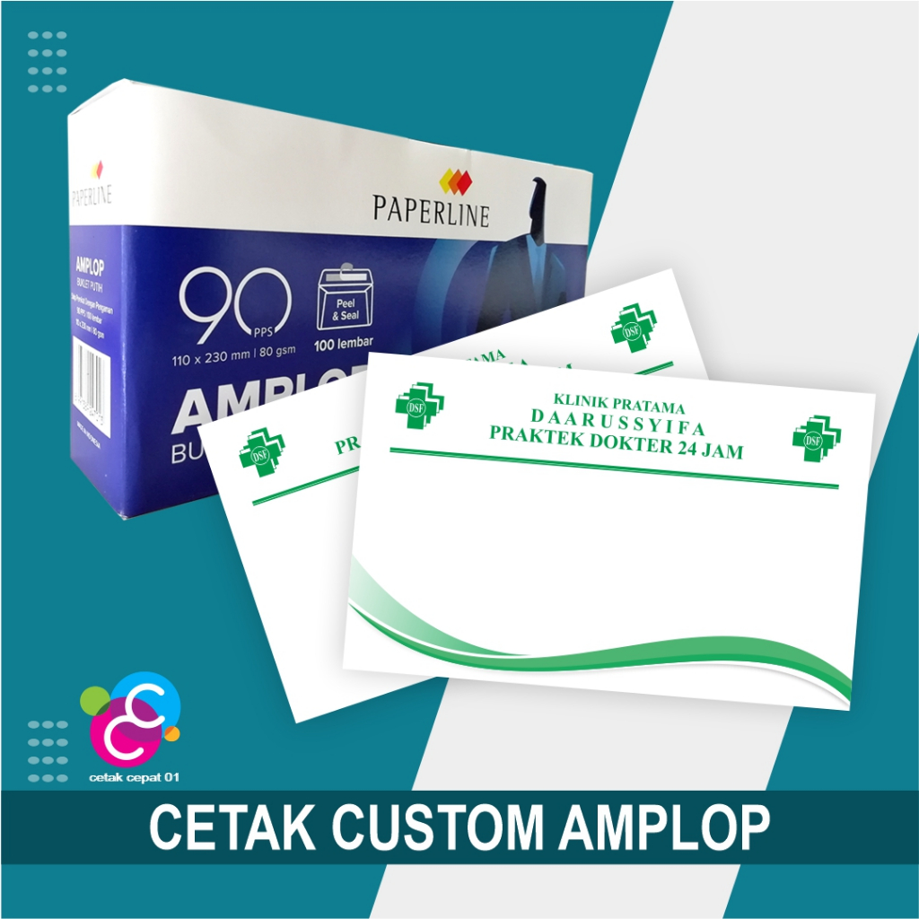 Jual CUSTOM PRINT CETAK AMPLOP | Shopee Indonesia