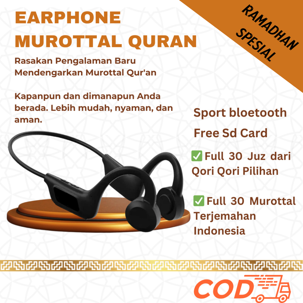 Jual MUROTTAL EARPHONE EAZY MUROTTAL QURAN 30 JUZ MIRIP AL AKRAM 100% ...