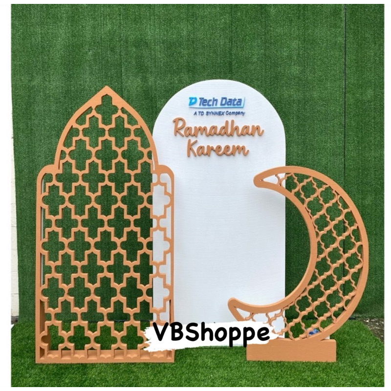 Jual STANDING BACKDROP RAMADHAN KAREEM POHON KURMA UNTA BEDUG BEDUK EID ...