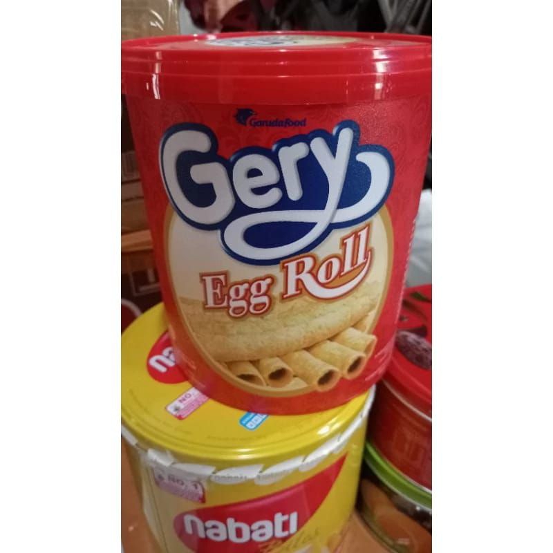 Jual Gery eeg roll, butter cookies, wafer roll | Shopee Indonesia