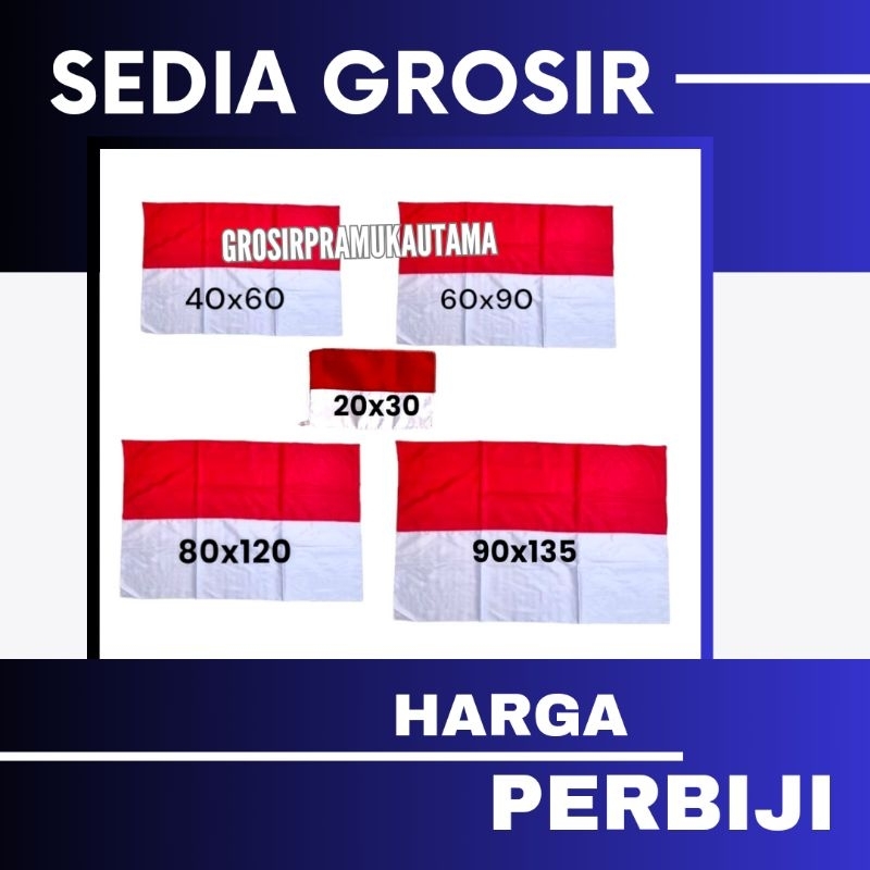 Jual Bendera merah putih Indonesia raya merdeka bahan satin | Shopee ...