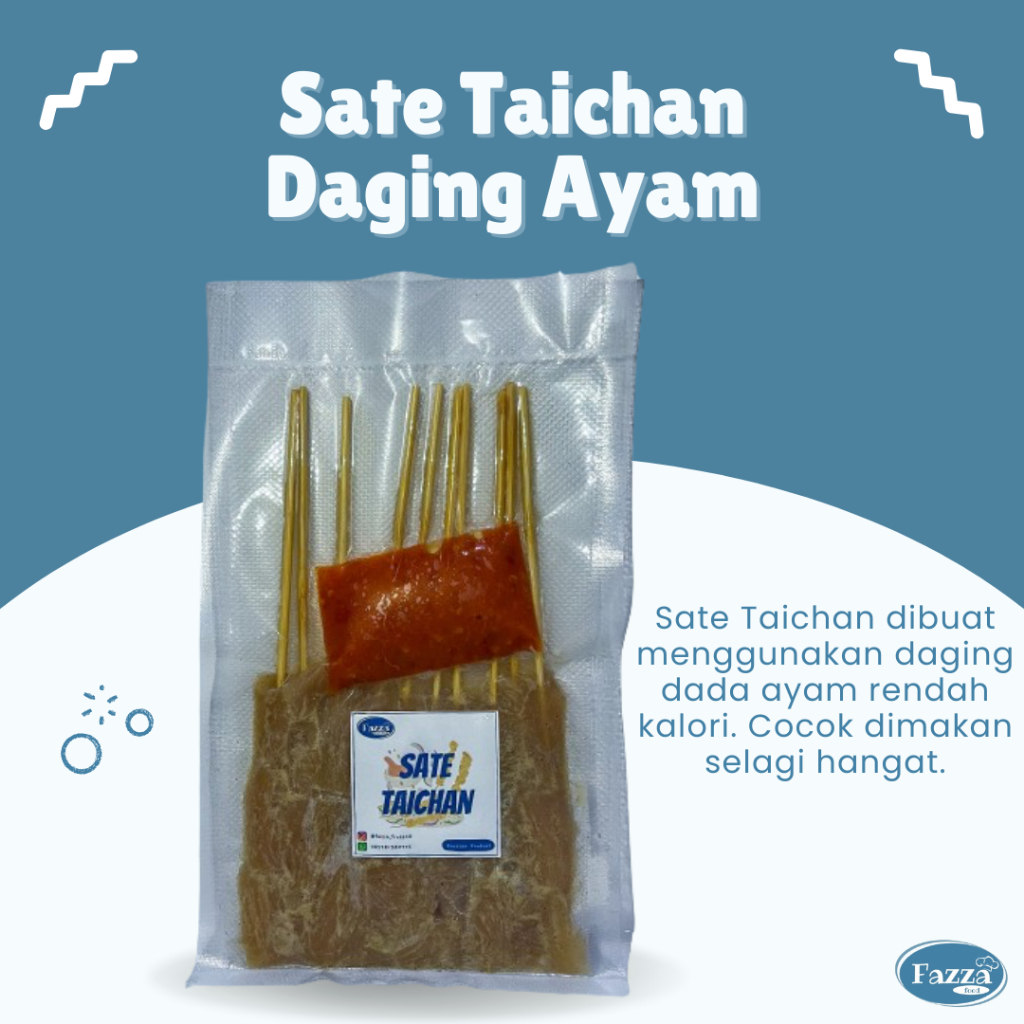 Jual Sate Taichan Daging Dada Ayam Fresh Rendah Kalori 10 Tusuk (1 ...