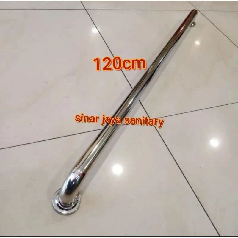 Jual Hand ralling stainless 120cm / Pegangan tangga / stainless sus 304 / Grib bar stainless ...