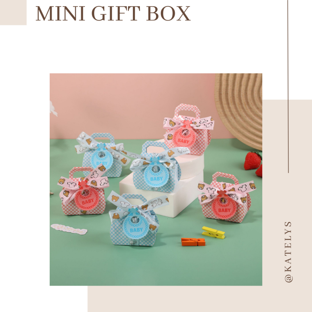Jual Tas Kemasan Permen Ulang Tahun Bayi | Mini Hampers Box Snack ...