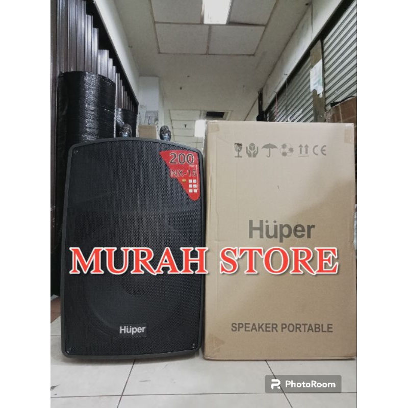 Jual SPEAKER AKTIF PORTABLE HUPER NX15 ORIGINAL 15 INCH | Shopee Indonesia