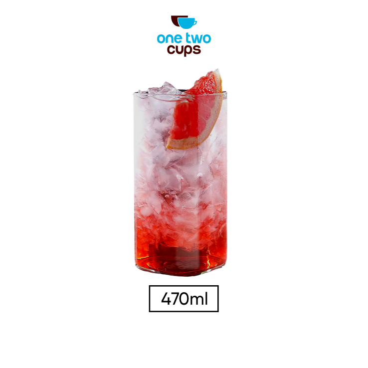 Jual One Two Cups Gelas Kaca Kotak Juice Aesthetic Square Glass 470ml - LT5 | Shopee Indonesia