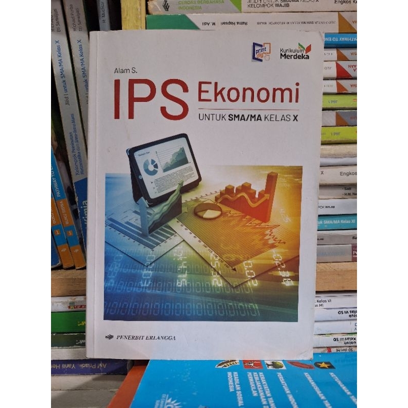 Jual buku ekonomi/ips ekonomi kelas 10/X/1 sma/ma erlangga kurmer kurikulum merdeka | Shopee ...