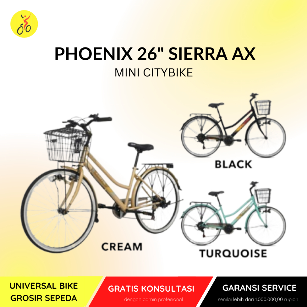Jual SEPEDA DEWASA PEREMPUAN PHOENIX CTB 26 SIERRA AX | Shopee Indonesia