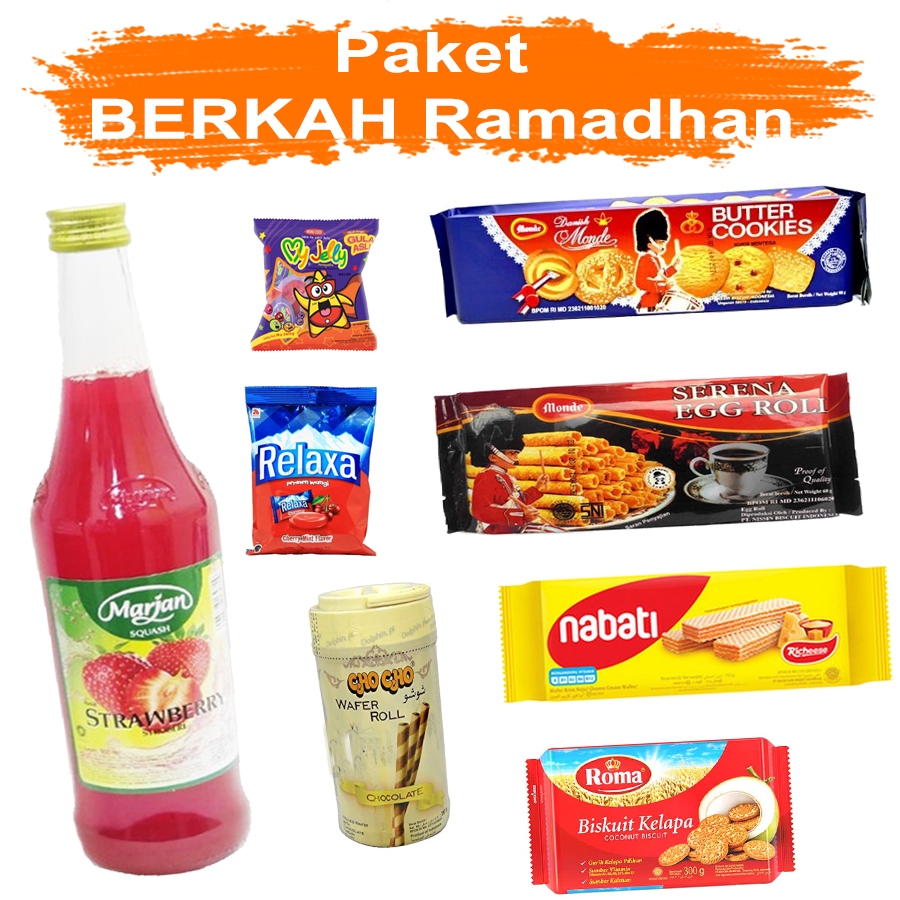Jual Paket Jajan Lebaran Murah Syrup Marjan Squash Series 1 Paket Aneka ...
