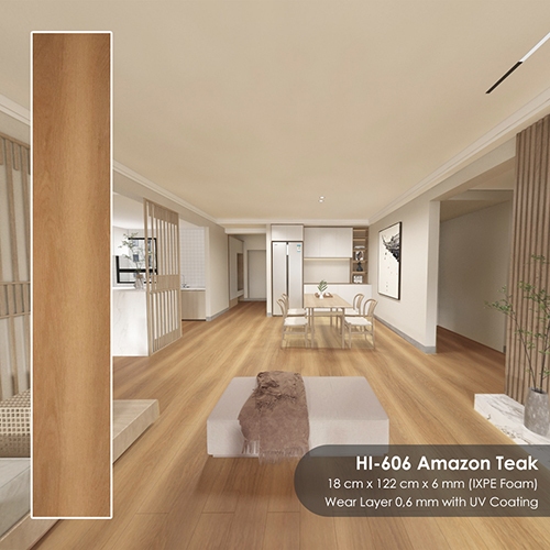 Jual Lantai SPC 6 mm HAIGER INFINITE Harga Per Box Motif Kayu Premium | Shopee Indonesia