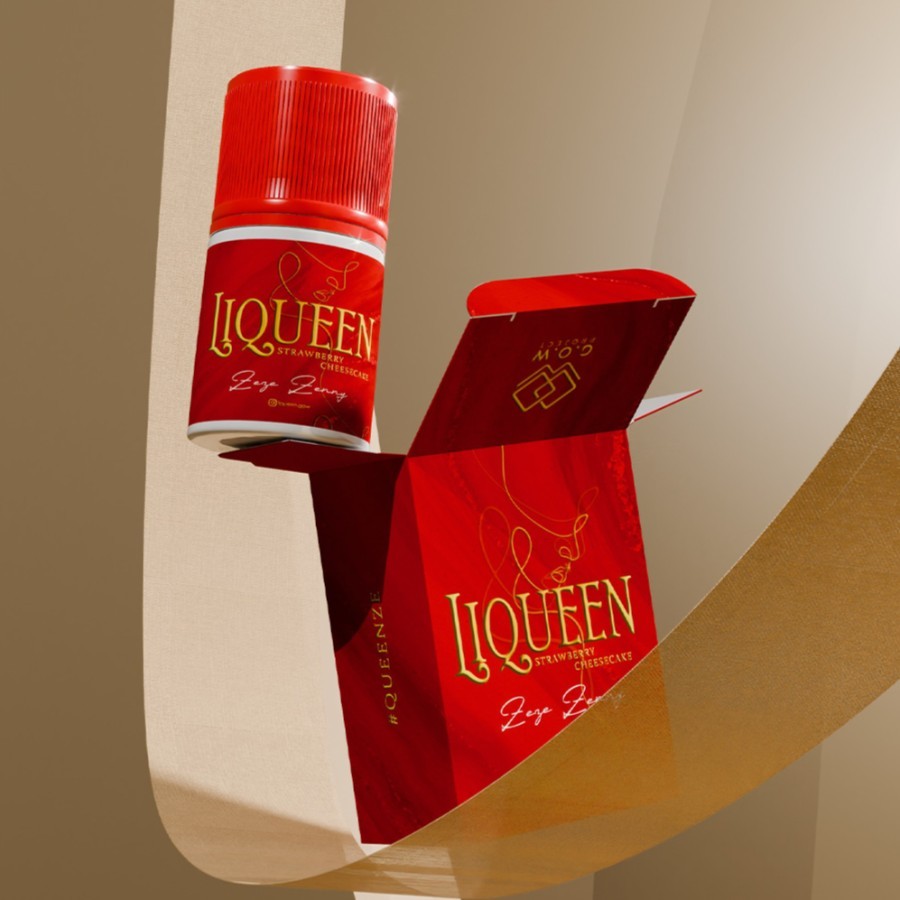 Jual Liqueen V2 Strawberry Cheesecake 60ML by Zeze Zenny | Shopee Indonesia