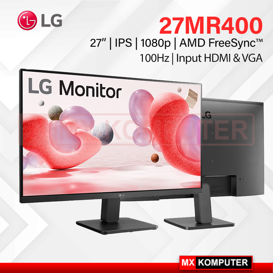 Jual Monitor LED 27 inch LG 27MR400 Fhd IPS 100Hz 5ms VGA Hdmi AMD FreeSync | Shopee Indonesia