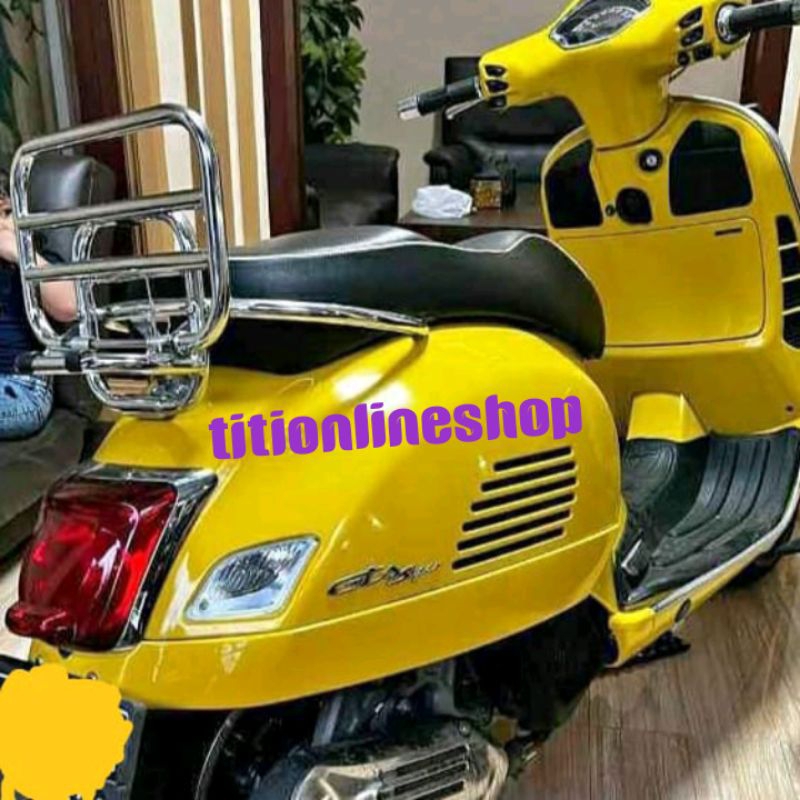 Jual Back Rack untuk Vespa LX S Sprint Primavera dan GTS aksesoris ...