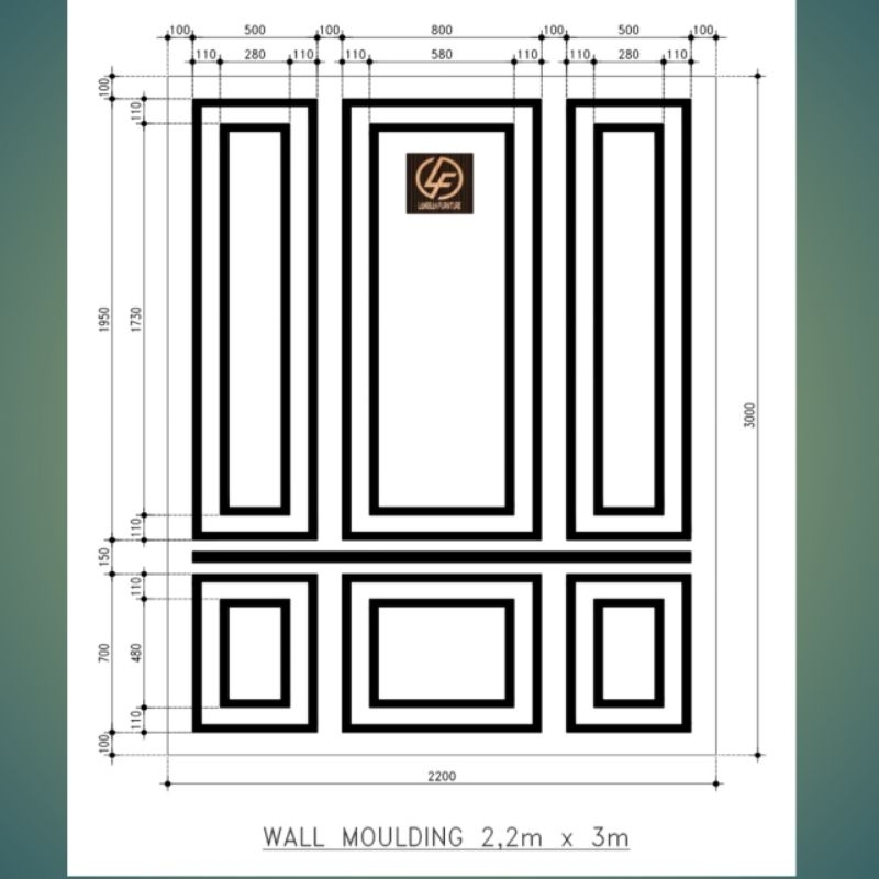 Jual Custom Wall moulding Sesuai Ukuran Dinding | Shopee Indonesia