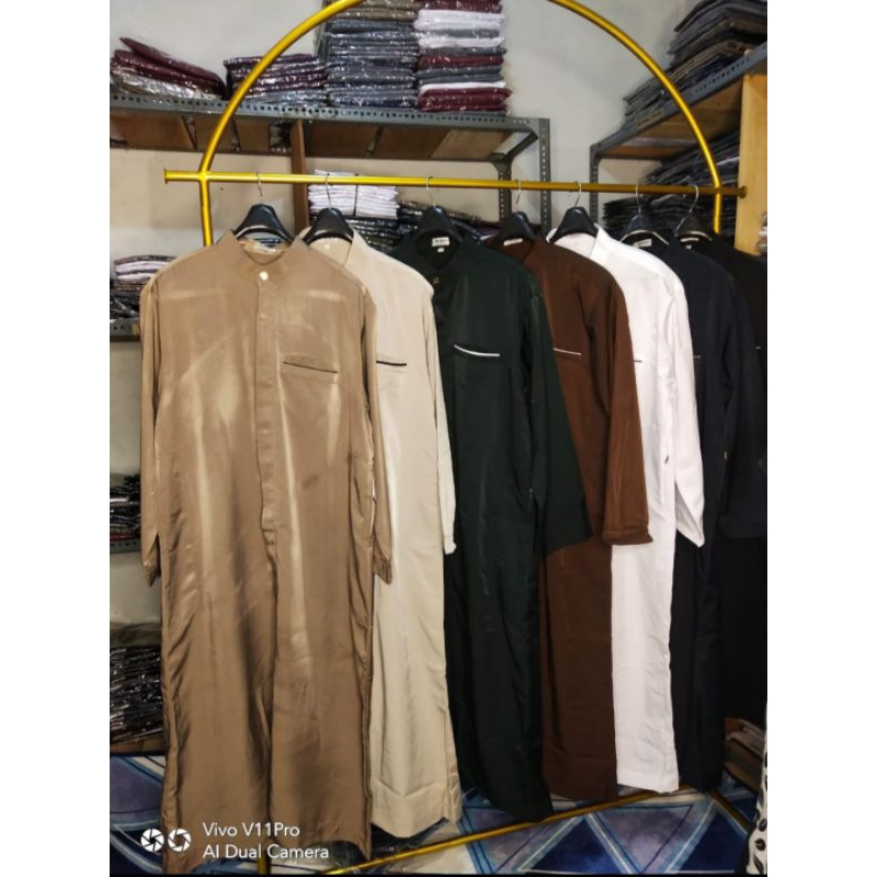 Jual Gamis Belah / Gamis luaran Anugrah | Shopee Indonesia